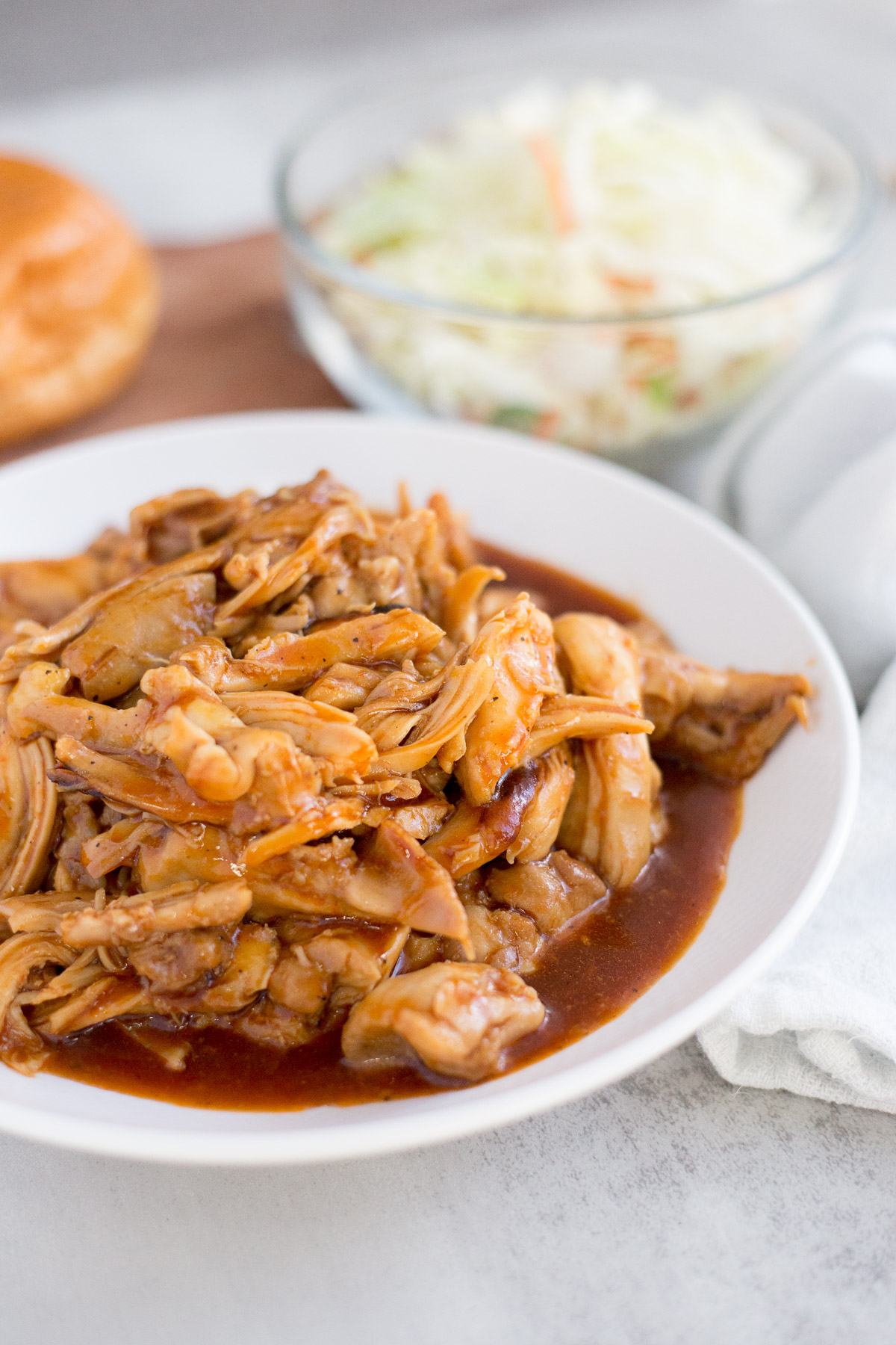 2 Ingredient Instant Pot BBQ Chicken