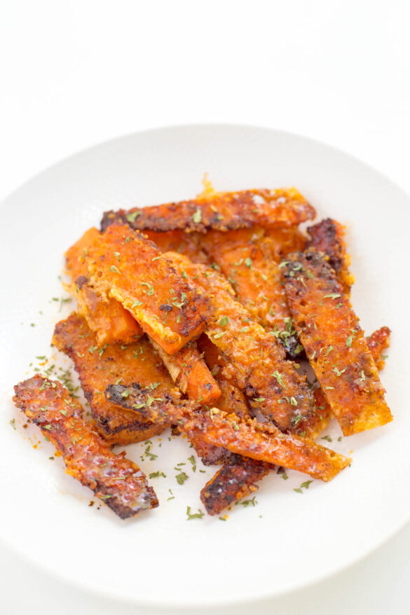 Crispy Parmesan Roasted Carrots