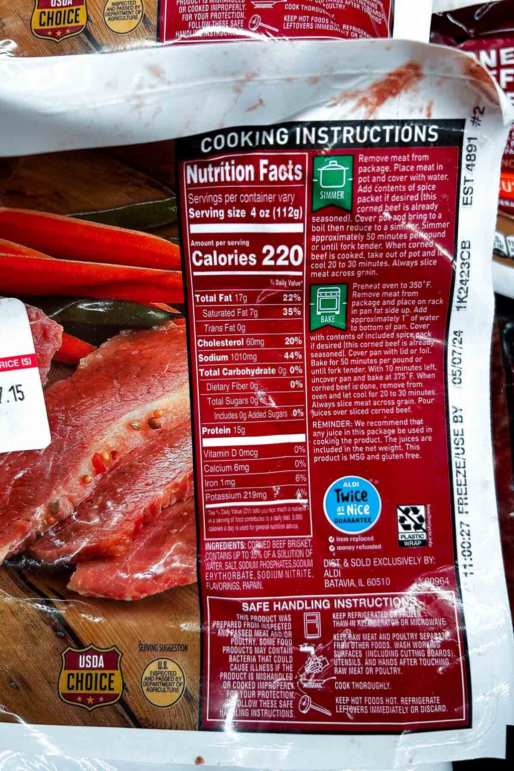 Aldi Corned Beef Brisket